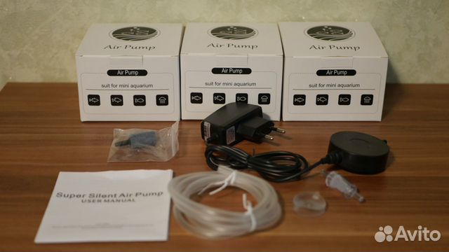 Компрессор для аквариума, бесшумный
