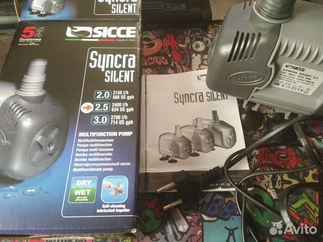 Водная помпа для аквариума Sicce Syncra Silent 2.5