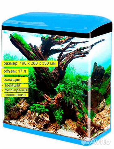Новый barbus Аквариум (LED + top Filtr) 17л