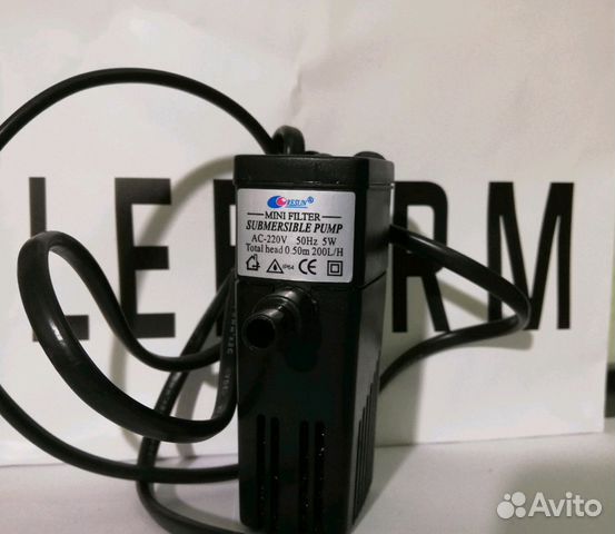 Мини фильтр для аквариума submersible pump