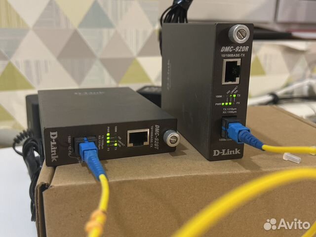 Медиаконвертер пара D-Link DMC-805G и DMC-920R купить в Санкт ...